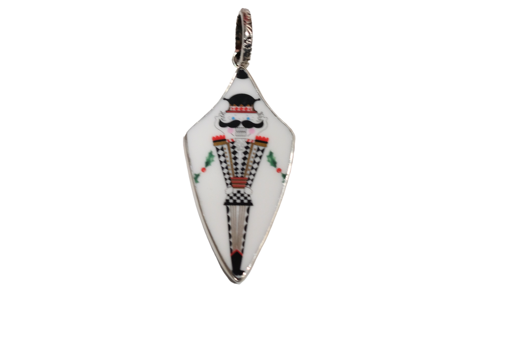 Skinny Totally Tikaa Triangular Nutcracker Pendant – China Baroque